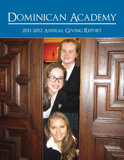 2011-12 - echalk.dominicanacademy.org - Dominican Academy