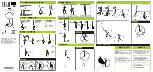 Rope Descent Sterling ATS Multi-Function Belay Device - For Climbing ...