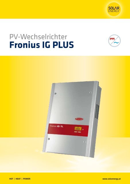 Fronius IG PLUS