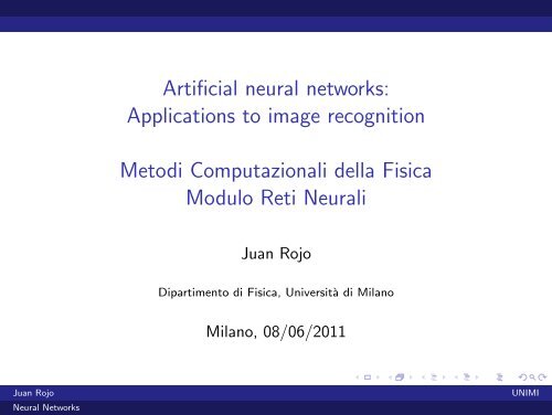 Lecture 5 Applications To Pattern Recognition