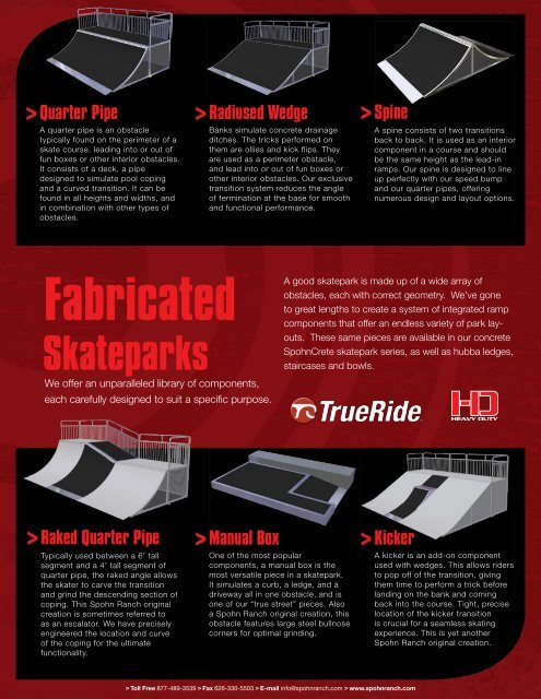 Skateboard Ramp Types