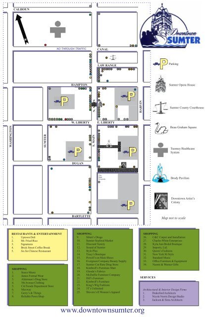 Downtown Sumter Map - City of Sumter, SC