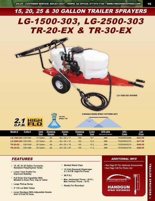 LG-1500-303, LG-2500-303 TR-20 - FIMCO Industries
