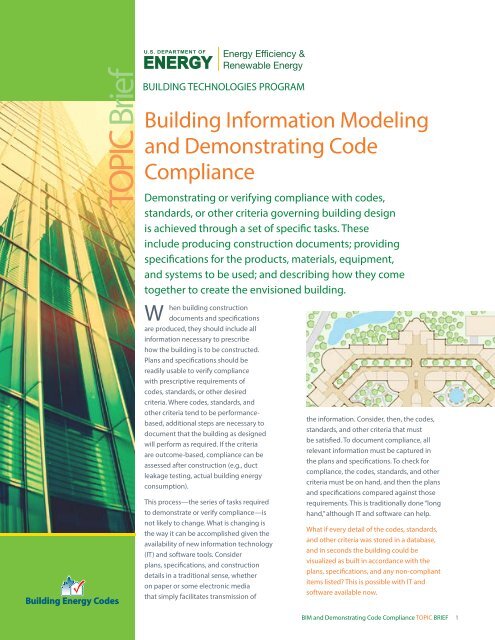 BIM Topic Brief - Building Energy Codes