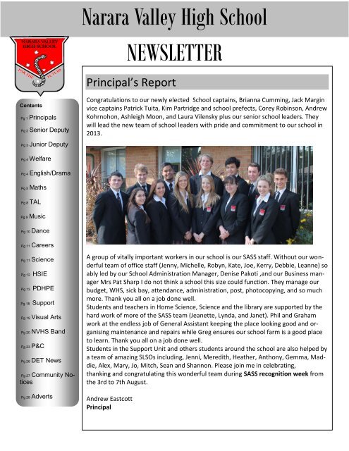 senior dp - Narara Valley High School