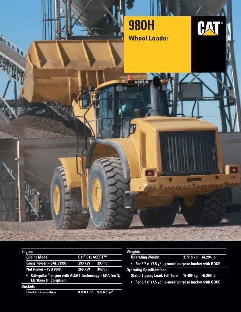 Cat 980h Loader Loading Coal Truck