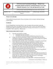 becker external drainage and monitoring system ii - Children's of ...