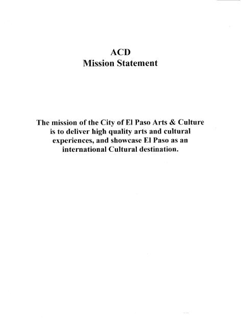 ACD Mission Statement - Newspaper Tree