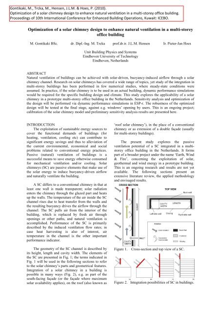 Optimization of a solar chimney design to enhance natural ...