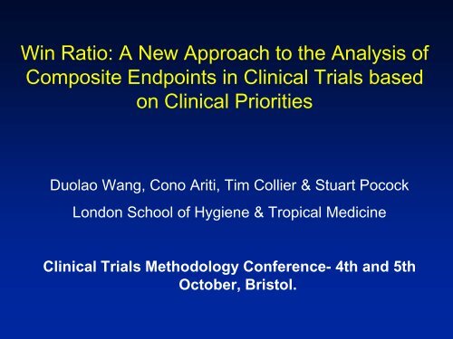 Win Ratio: a new approach to the analysis of composite endpoints in ...