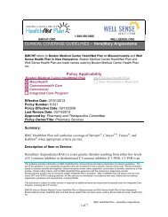 Commonwealth Care Member Guide - BMC HealthNet Plan