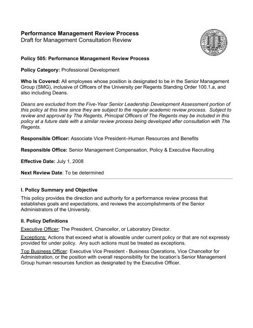 Management Review Procedure