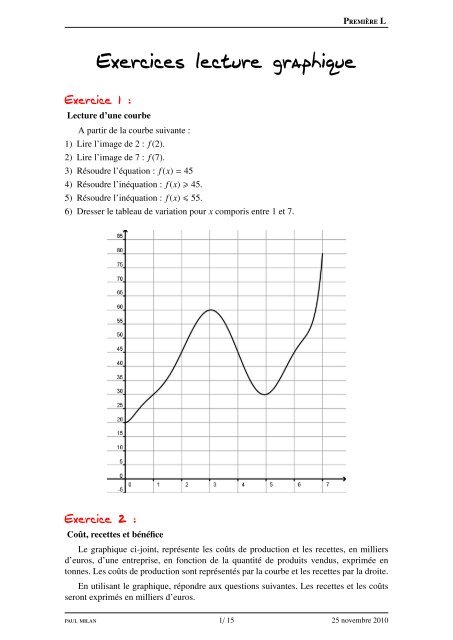 02 Exercices - lecture graphique - Lyceedadultes.fr