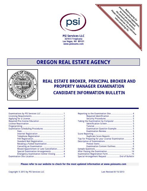 Psi Home Inspection Exam - Homemade Ftempo