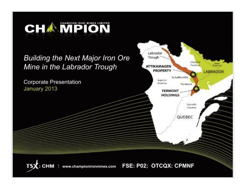 Building the Next Major Iron Ore Mine in the Labrador Trough