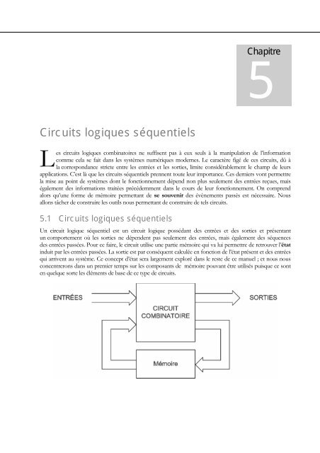 Circuits logiques sÃ©quentiels - Cours