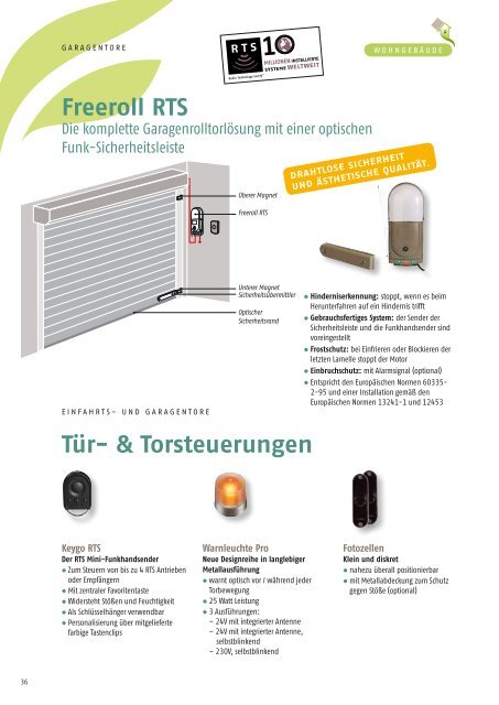 dexxo Pro 800 / 1000 RTS - Somfy