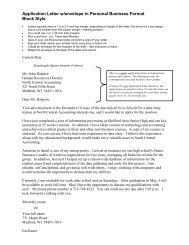 BUSINESS LETTER BLOCK STYLE