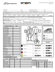 Icon Sizing Chart - Aerodyne