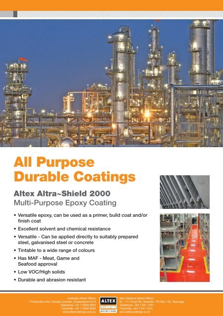 Altex Altra Shield Handout.pdf - Spec-Tec International Coatings