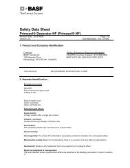 MSDS PRIMASOL DEAERATOR NF - Prismadye