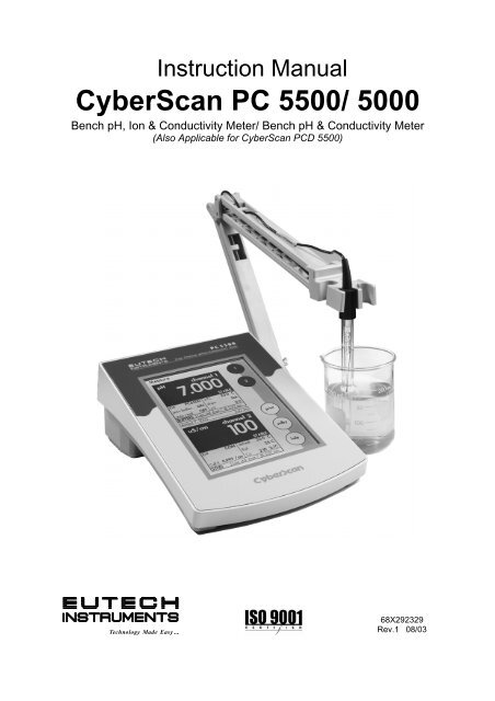 Ph Conductivity Meter Eutech Reliable Quality | www.oceanproperty.co.th