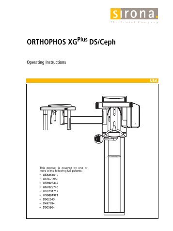 GALILEOS ORTHOPHOS XG 3D - Sirona