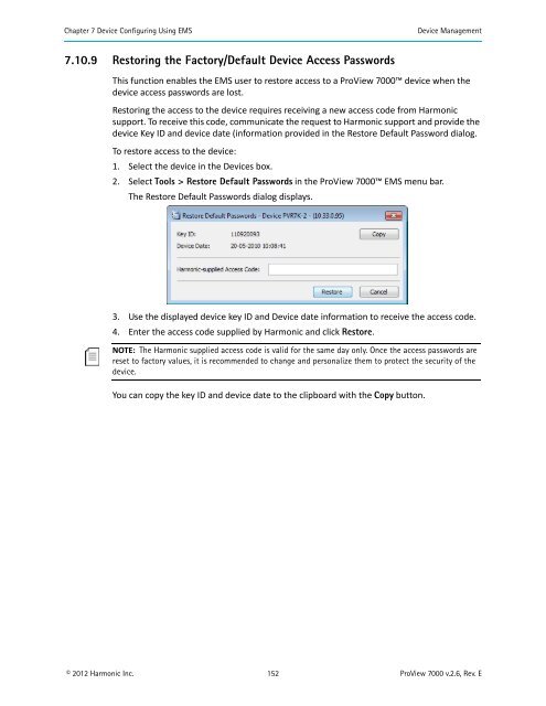 Chapter 7 Device Configur