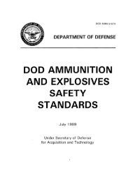 Ddesb Tp 15 - the DoD Explosives Safety Board