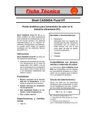 Ficha Técnica Shell CASSIDA Grease RLS - Lubritec