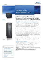EMC Centera Data Sheet