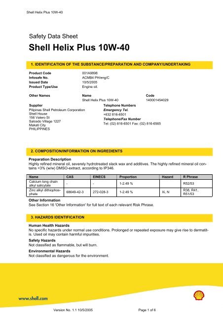 Shell Helix Plus 10W-40 - Auto-Rx