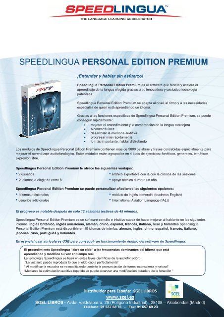 personal edition premium - Sgel