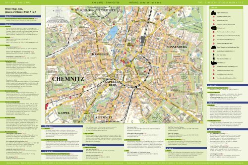 Street map, tips, places of interest from A to Z - Chemnitz Tourismus