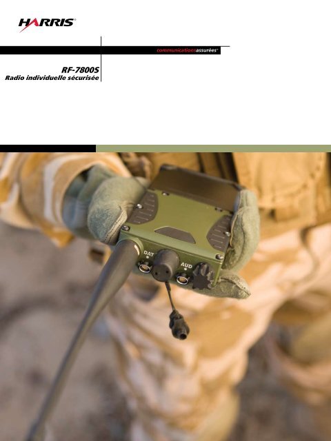 RF-7800S Secure Personal Radio - Harris RF Communications ...
