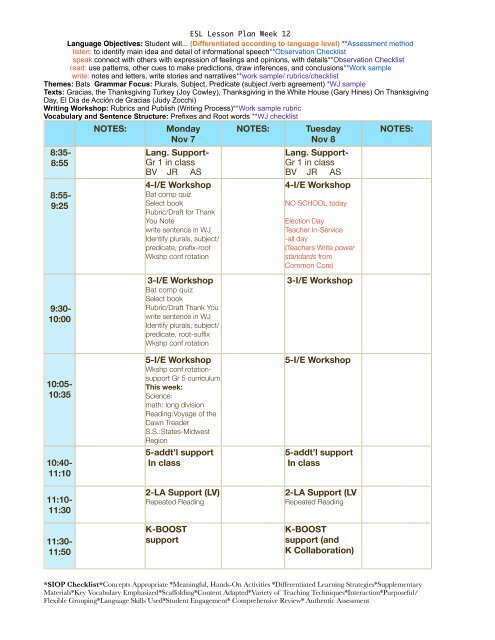 12 ESL Lesson Plan Week 12.pdf - eslriverside