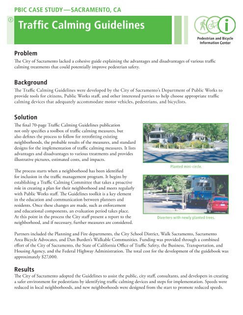 Traffic Calming Guidelines
