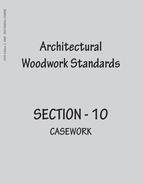 Awi Cabinet Standards - Infoupdate.org