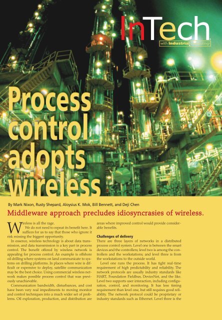 Process Control Adopts Wireless - Emerson Process Experts