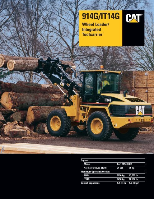 Specalog for 914G/IT14G Wheel Loader/Integrated ... - Teknoxgroup