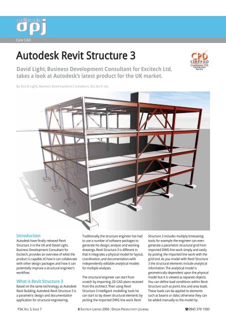 Autodesk Revit Structure 3 - Excitech