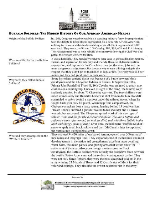 Buffalo Soldiers: The Hidden History of our African American Heroes