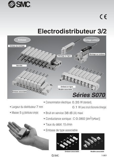 Electrodistributeur 3/2 - SMC ETech