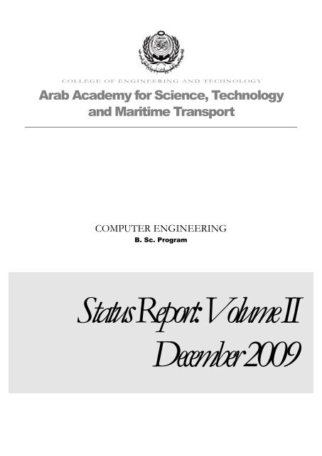 Computer Engineering - Arab Academy for Science, Technology ...