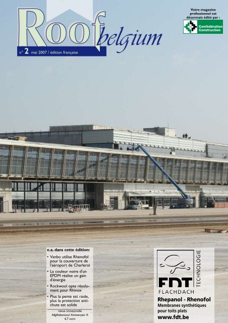 Rhepanol - Rhenofol www.fdt.be - Magazines Construction