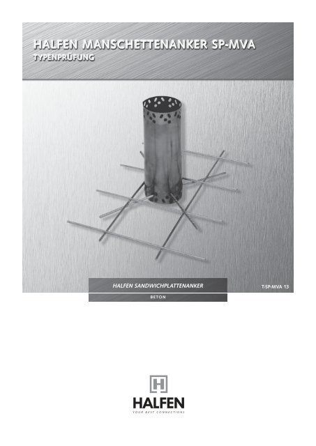 HALFEN SANDWICHPLATTENANKER - VBBF