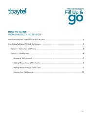 POSTAL CODES OF THUNDER BAY - Tbaytel