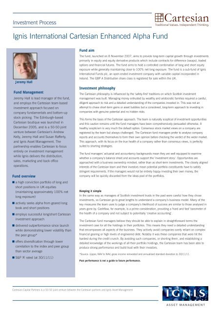 Investment Process - Ignis Asset Management