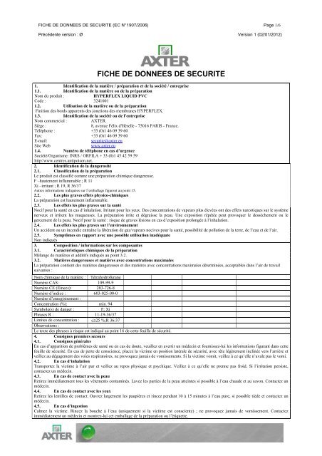 FDS HYPERFLEX LIQUID PVC - Axter