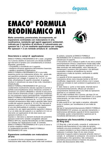 emaco formula reodinamico m1 - Dekint.it